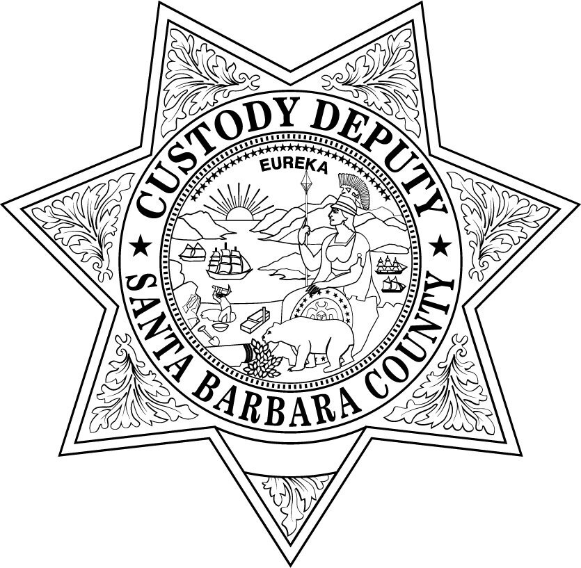 Custody Deputy Sheriff Badge Vector Svg Dxf Cnc Laser Cut Engraving ...