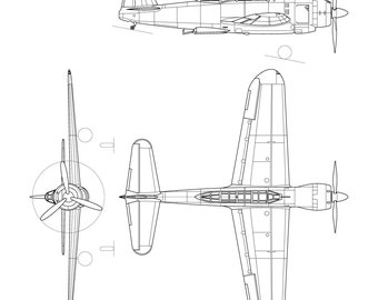 Northrop Grumman X 47B 3 View Animated Svg Vector, Black White ...