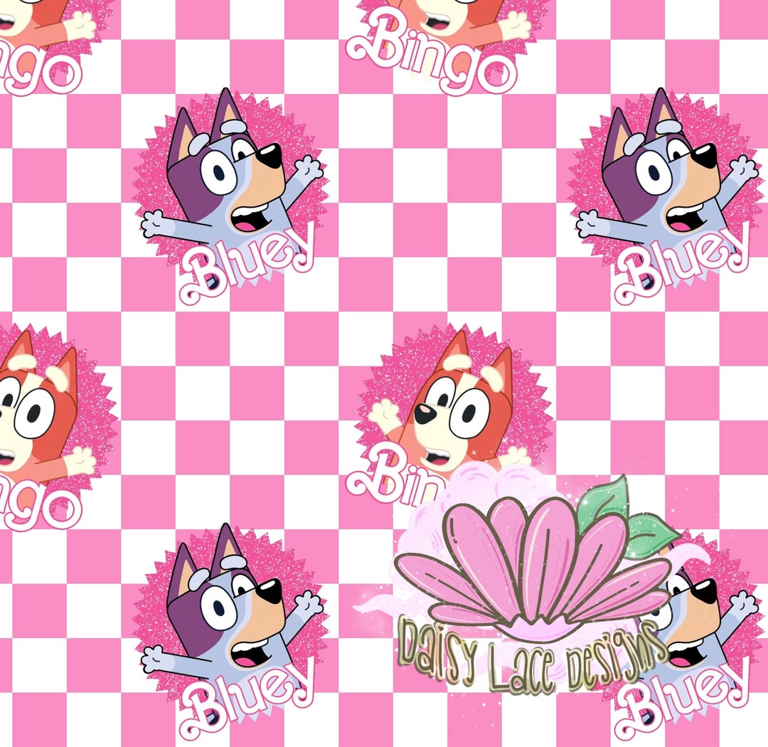 Barbie Bluey Seamless Digital File - Etsy UK