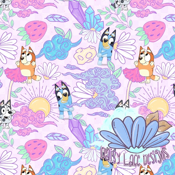 Bluey Summer Seamless - Etsy