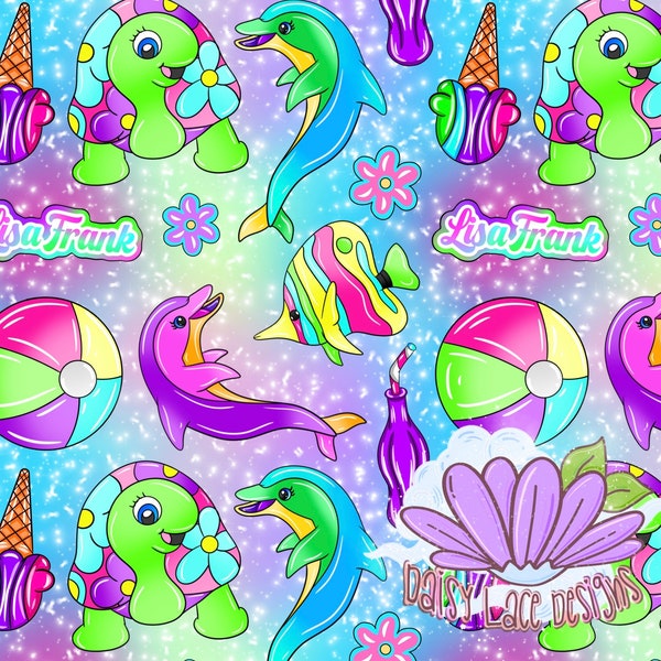 Lisa Frank Seamless - Etsy