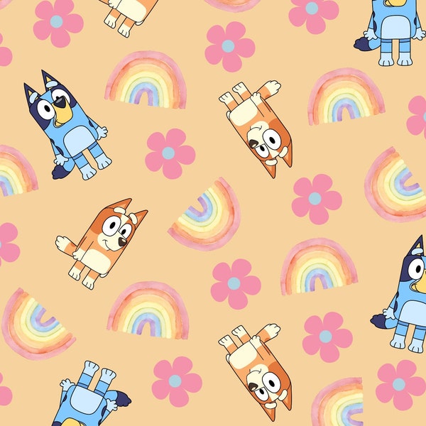 Bluey Print Rainbow - Etsy