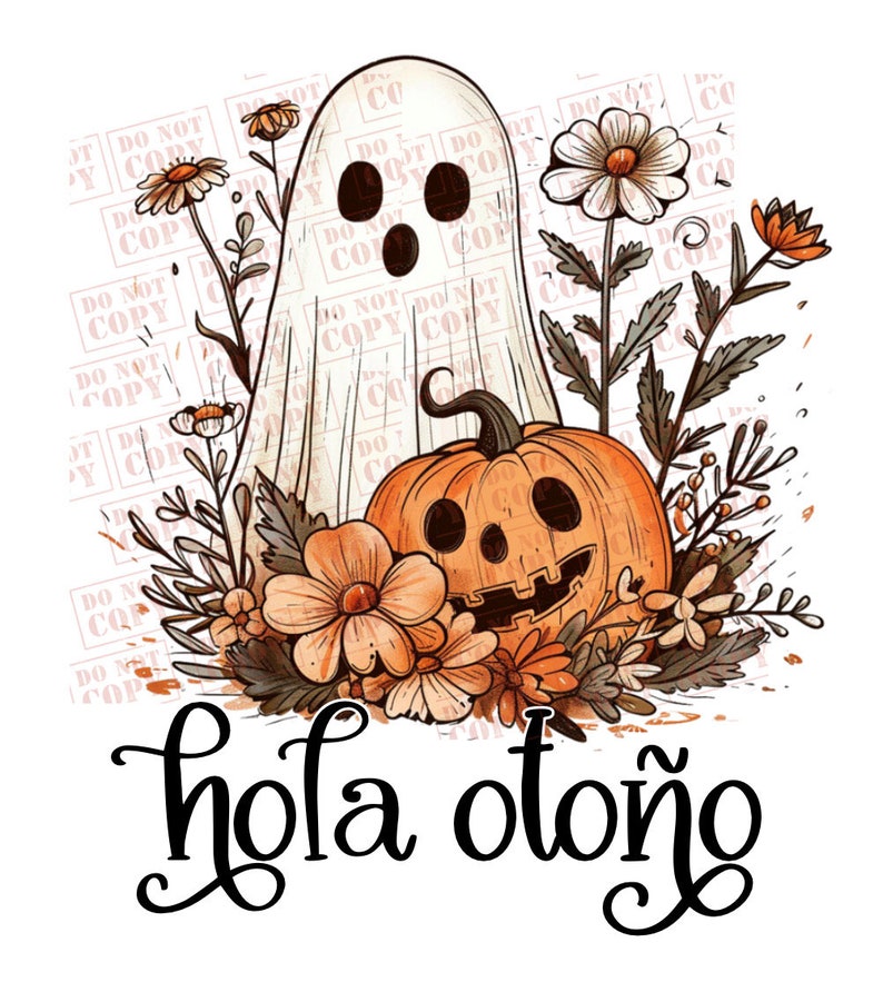 Hola Otoño Png, Hello Fall Png, Fall, Ghost Png, Hello Autumn PNG ...