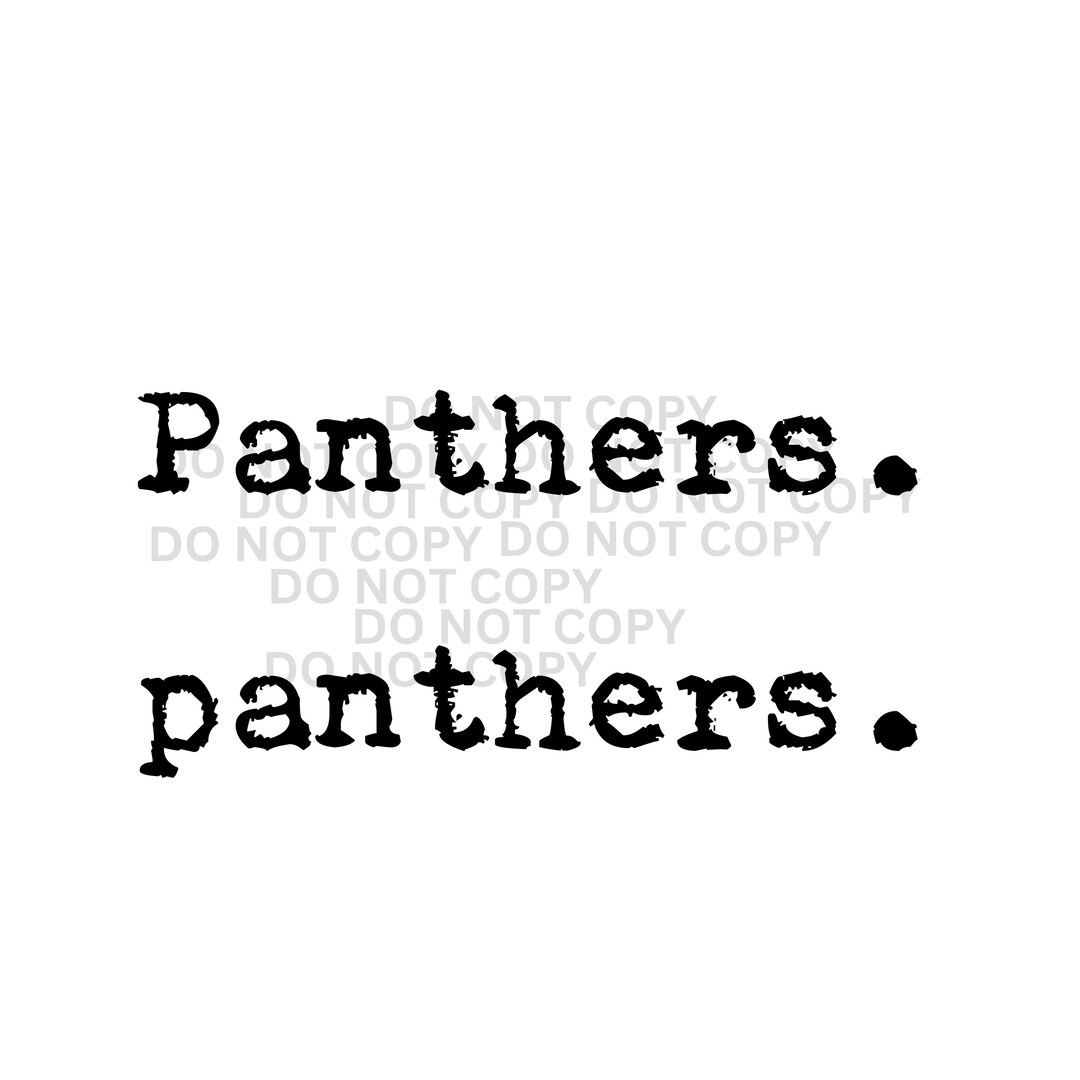 Panthers Grunge PNG: Distressed Typewriter Font (digital Download) - Etsy