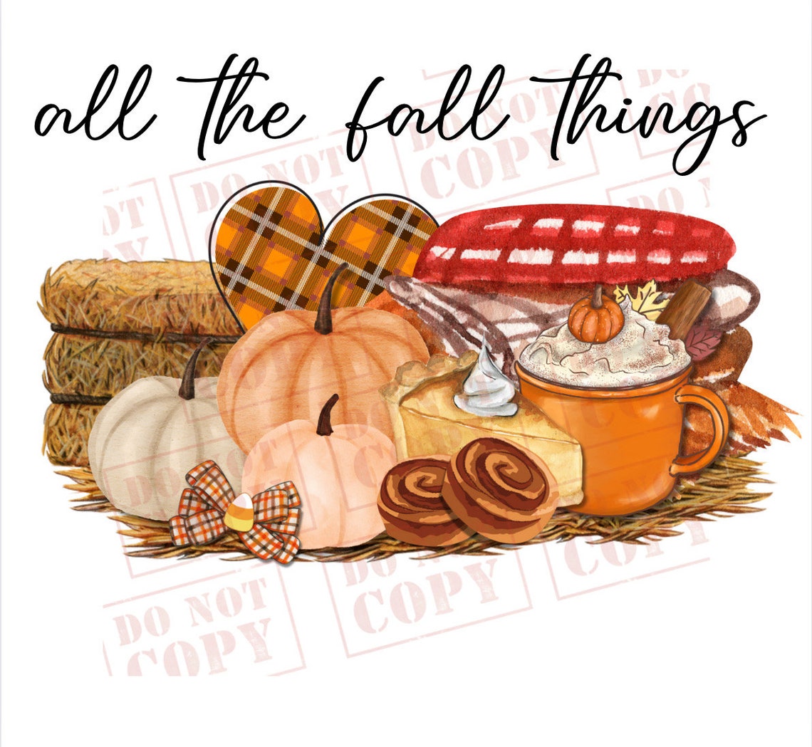 All the Fall Things Png, Pumpkins, Blankets, Pumpkin Spice, Fall, for ...