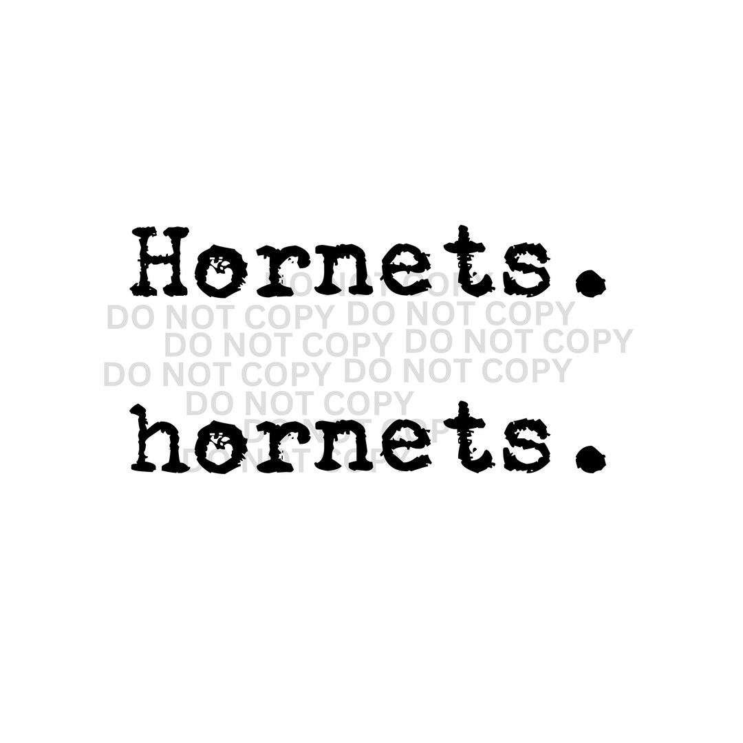 Hornets Typed PNG: Grunge Distressed Design (digital Download) - Etsy
