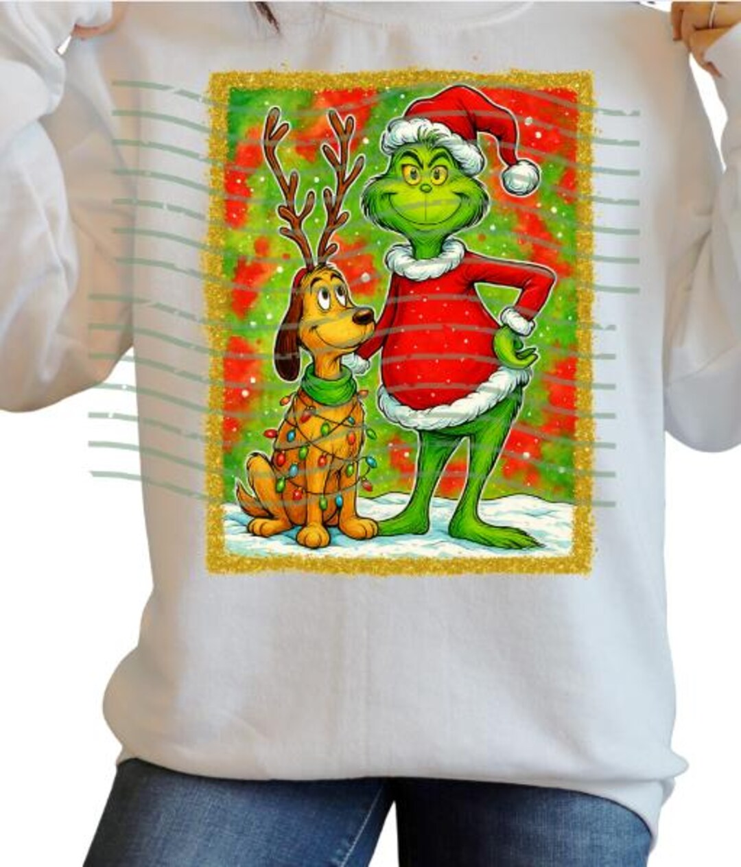 Christmas Png, Mean One Png, Grumpy Green Guy and Dog - Etsy