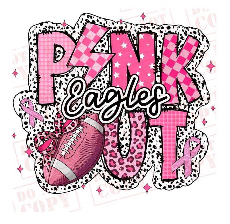 Mascot Png, Eagles Png, Pink Out Png, Pink Mascots Png, October We Wear Pink Png, Sublimation or ...
