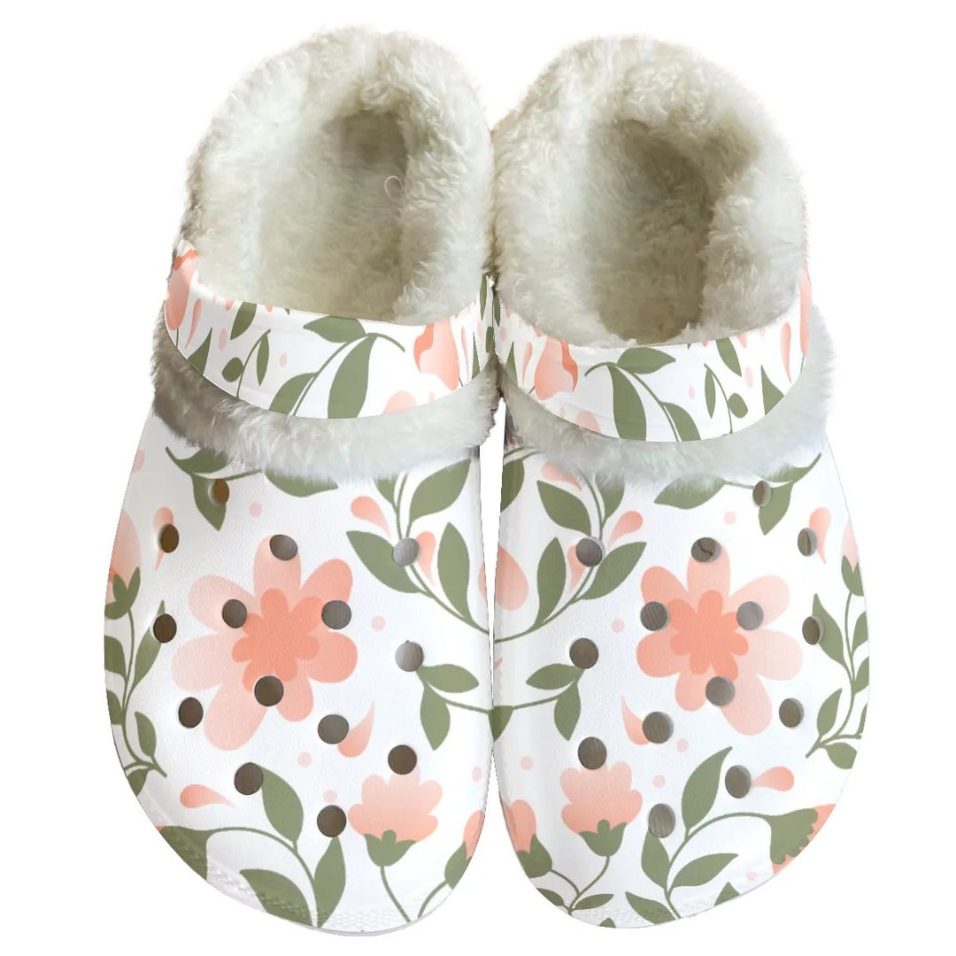 Fleece Clogs With Pattern - Etsy