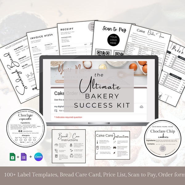 Customized Labels for Cookies and Baked Goods Custom Food Packaging ...