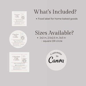 Customized Labels for Cookies and Baked Goods Custom Food Packaging ...