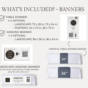 Craft Fair Display Bundle: Vendor Booth Banners, QR Code Sign (digital ...