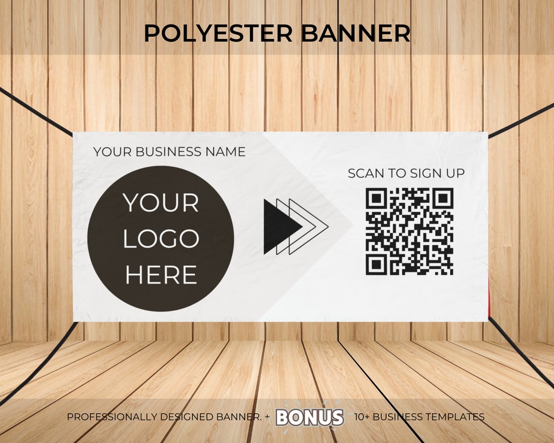 Business Banner for Vendor Display Outdoor Business Sign for Pop up ...