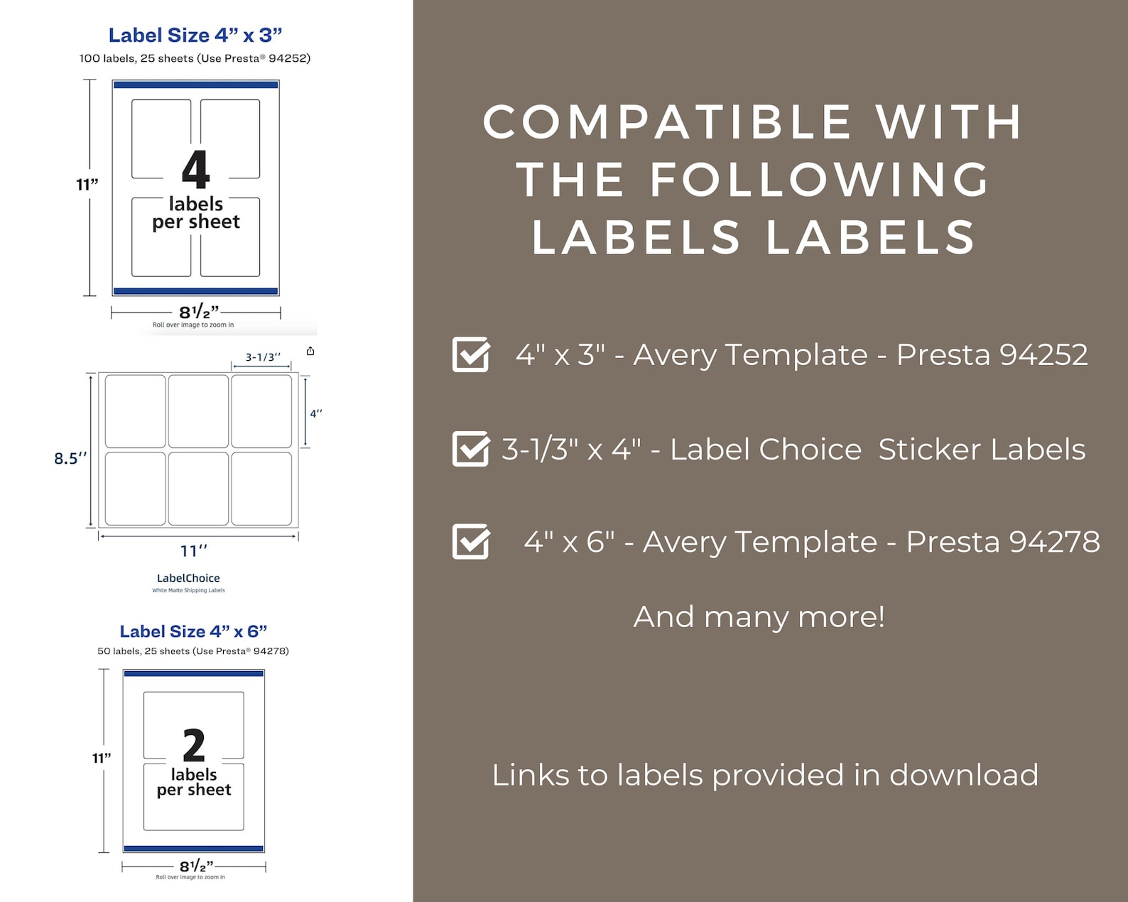 Cottage Food Label Ingredient Label Template Cottage Bakery Label for ...