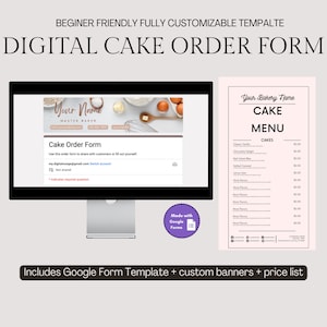Custom Cake Order Form Template Google Form for Cake Inquiry Order Form ...