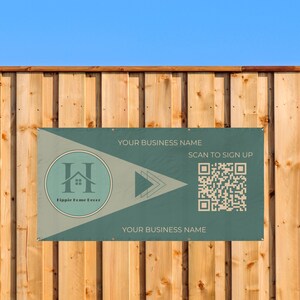 Business Banner for Vendor Display Outdoor Business Sign for Pop up ...