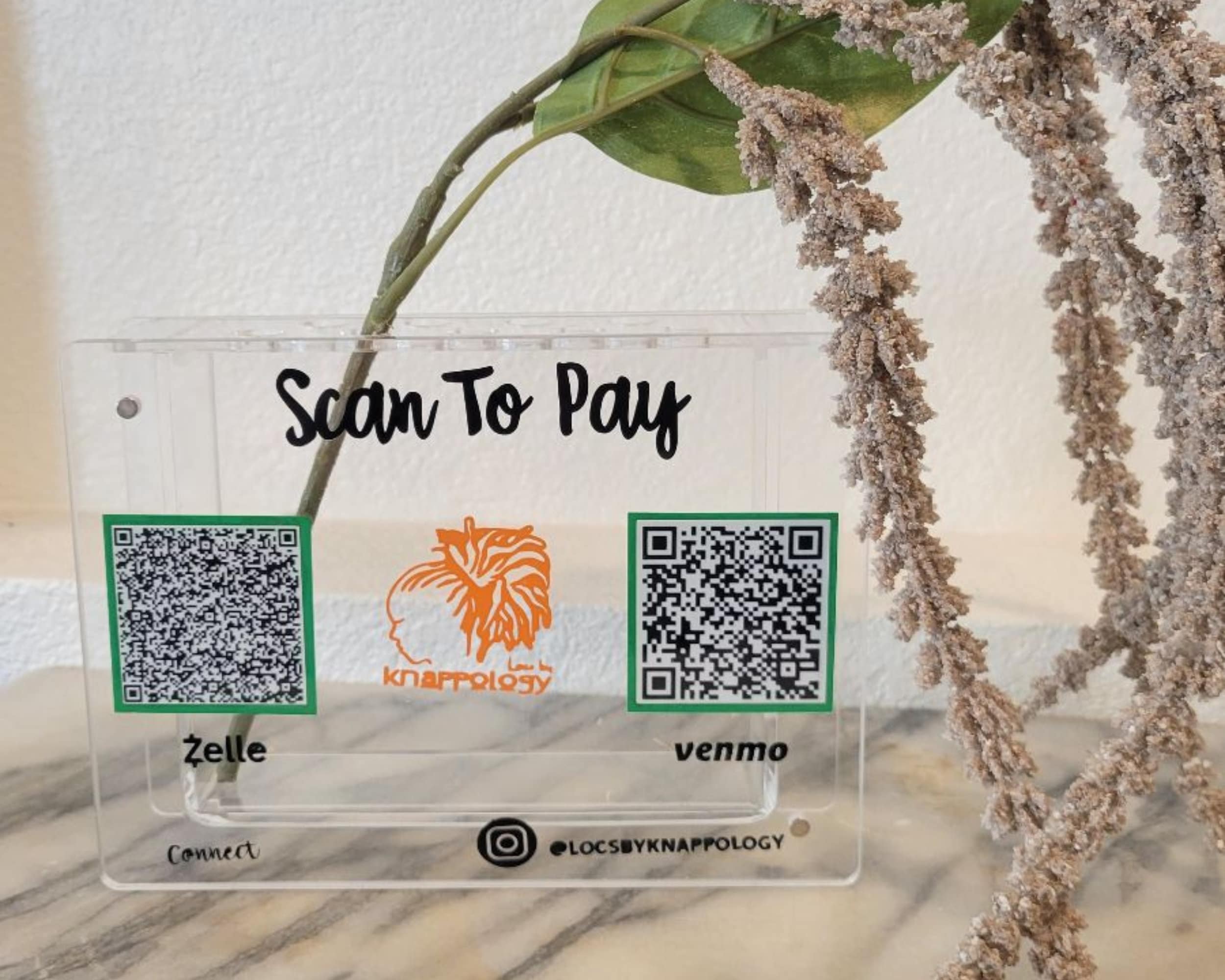 Scan to Pay Sign Digital Payment Sign for Pop up Shop Signage for Craft ...