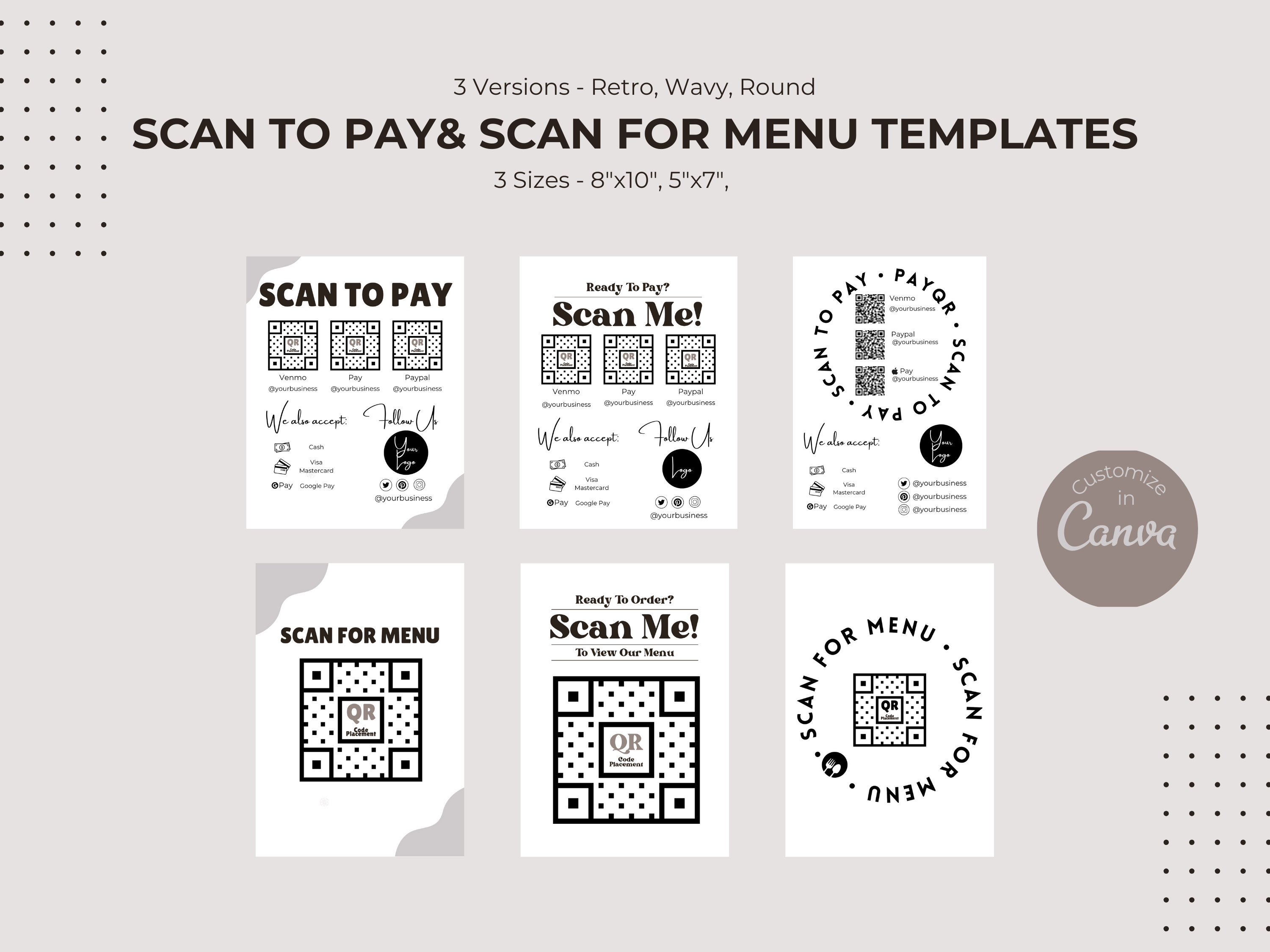 Digital Bakery Order Form in Bakery Business Bundle Cupcake Order ...