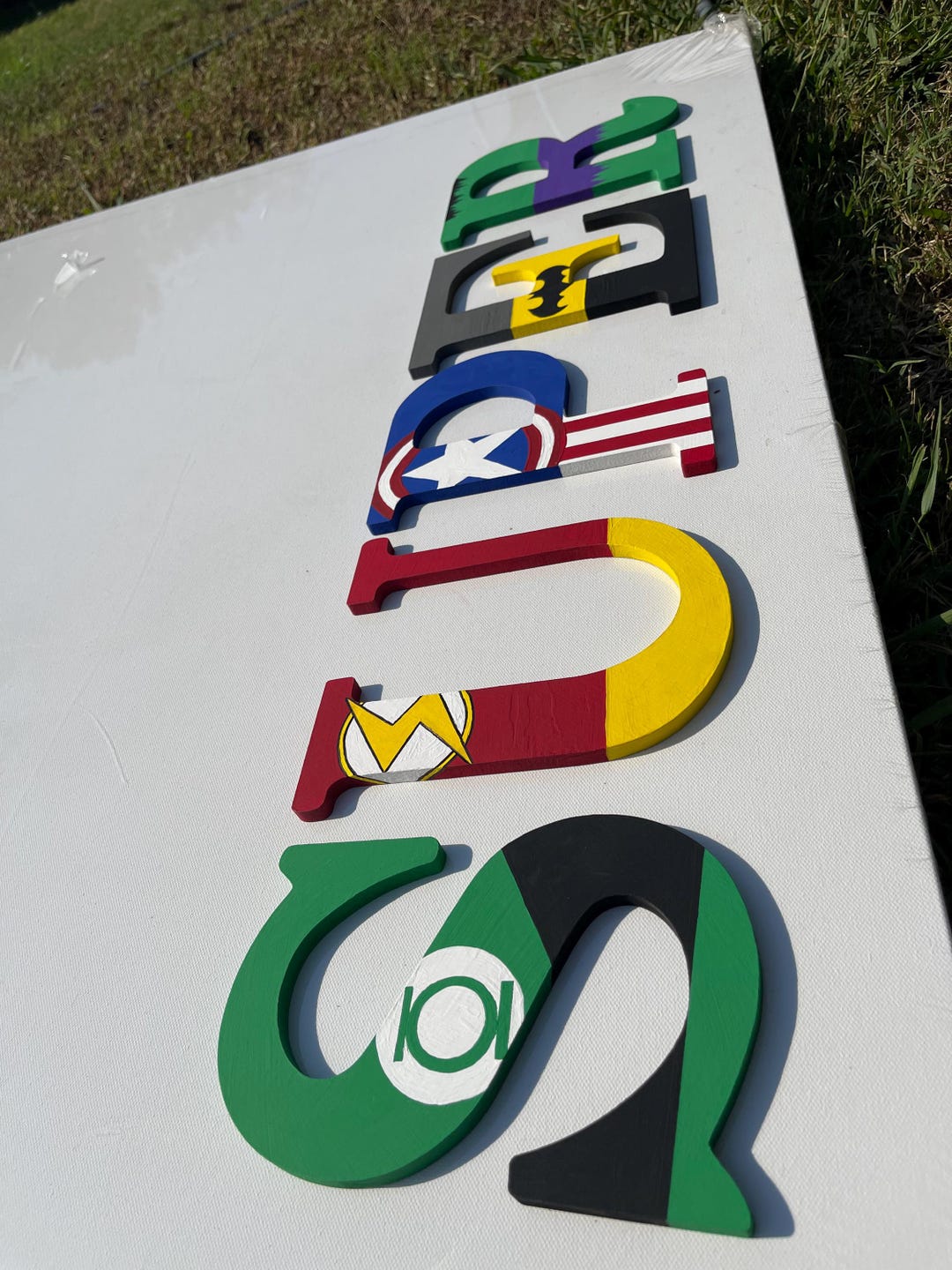 Hero up Super Hero Wood Letters 8inch Price per Letter - Etsy