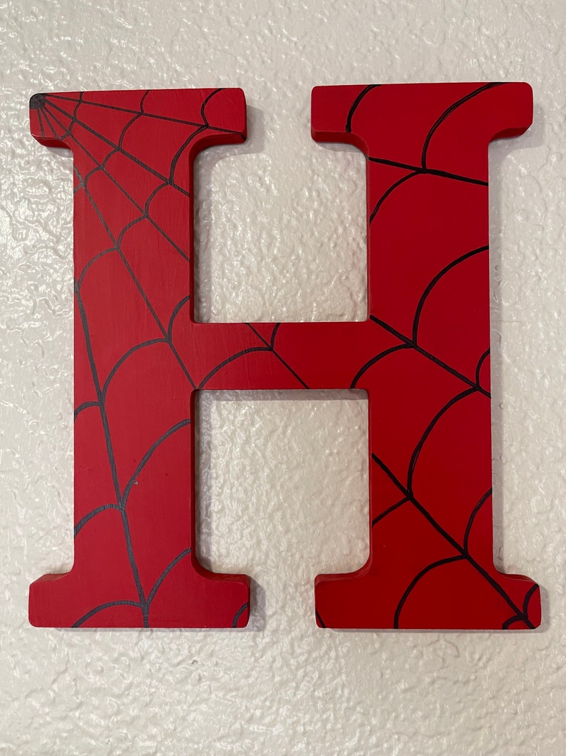 Hero up Super Hero Wood Letters 8inch Price per Letter. Hand Painted ...