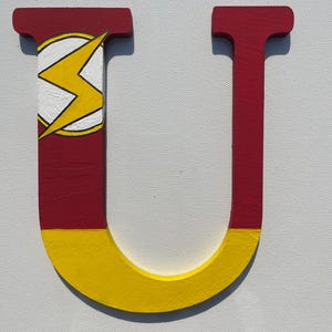 Hero up Super Hero Wood Letters 8inch Price per Letter. Hand Painted ...