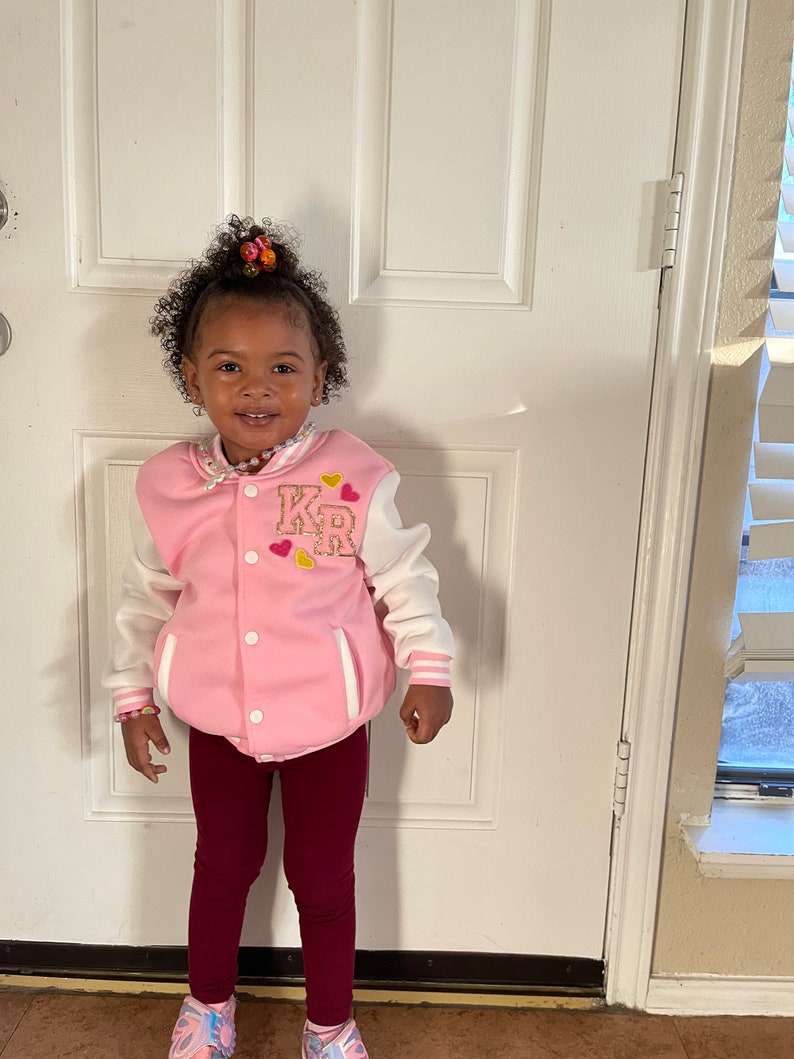 Personalized Kids' Varsity Jacket Unique Birthday Holiday Gift for Her ...