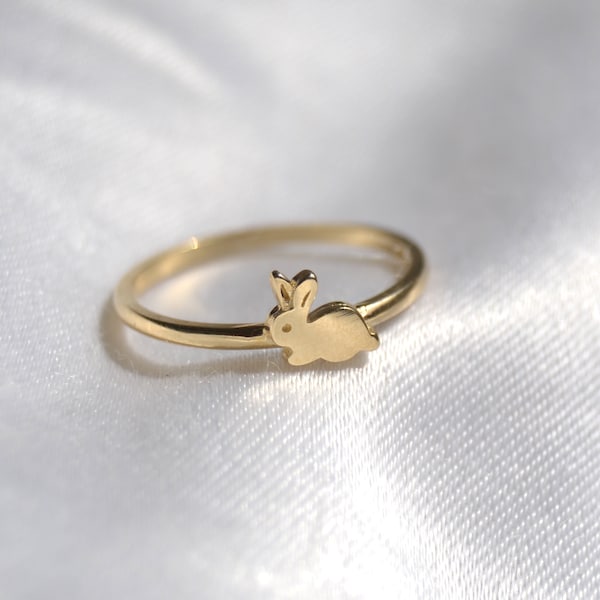 Rabbit Ring - Etsy