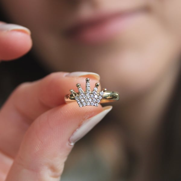 Crown Ring - Etsy