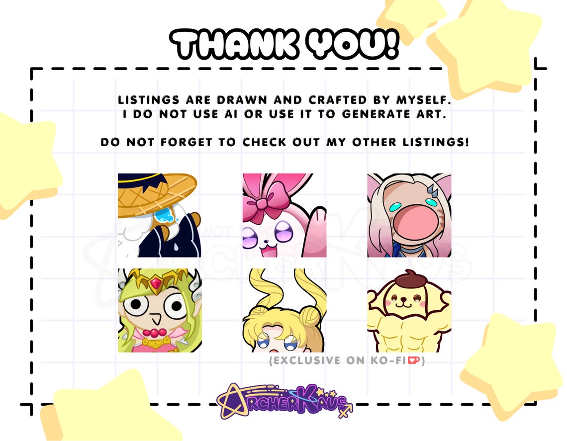 Set of 6 Ribunny Palworld Emotes Twitch Emote Discord Emote - Etsy