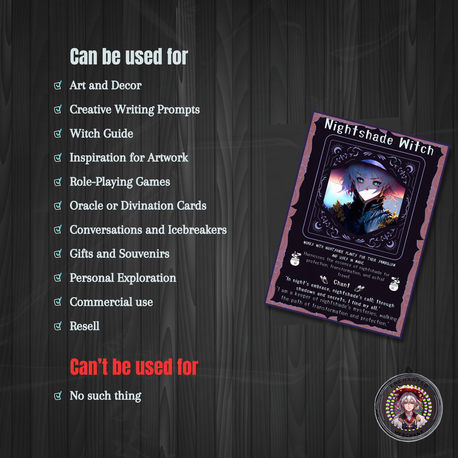 33 Editable Witch Cards Printable Witch Cards With Types and More ...