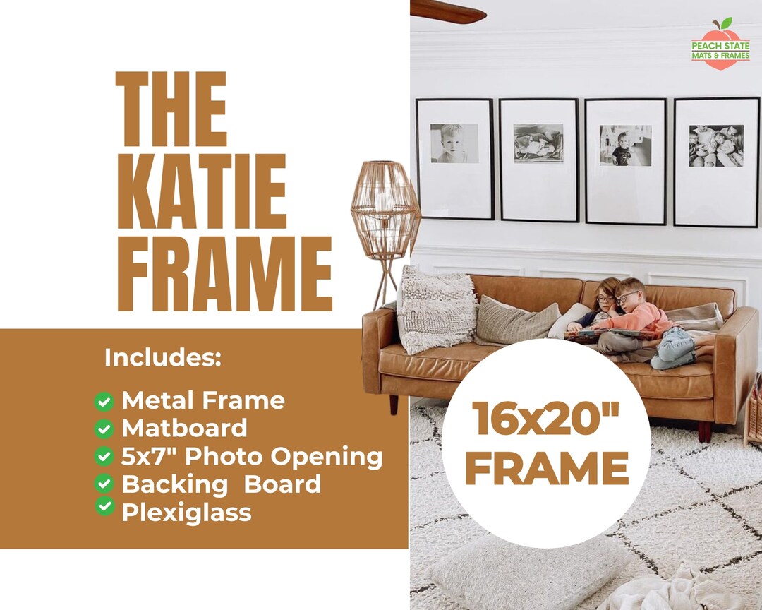 The Katie Frame (16x20" Frame for 5x7" Photo/art) - Etsy