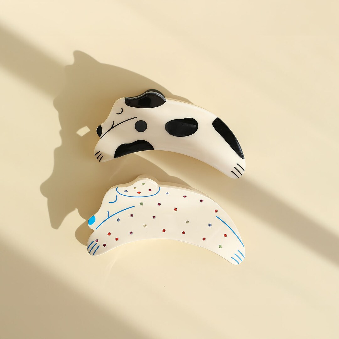 Cute Dog Hair Claws | Acetate Hair Claw Clips | Acetate Hair Clips ...