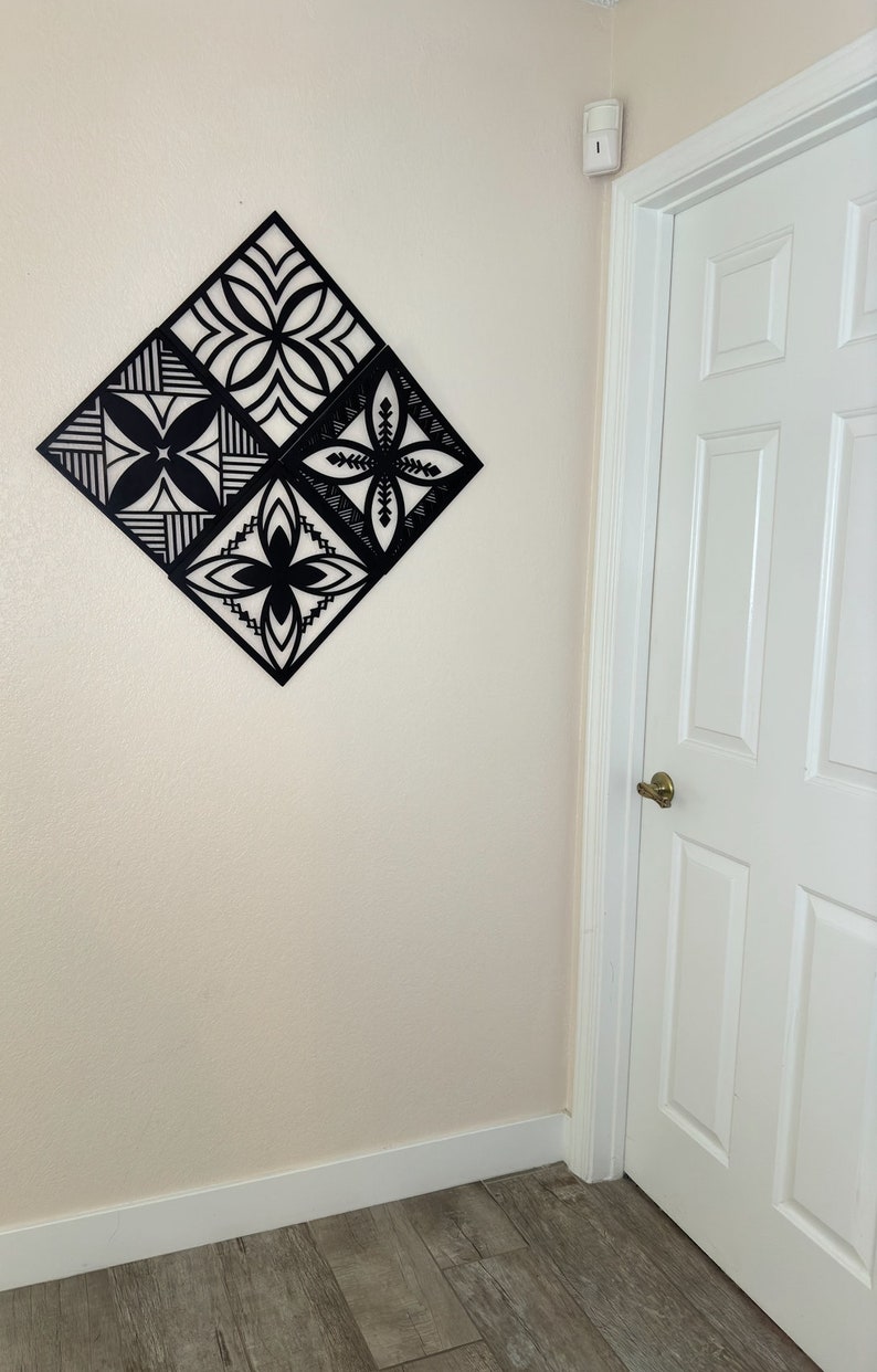 Set of Four (4) Pasefika Wall Décor. Two Collection Options - Etsy