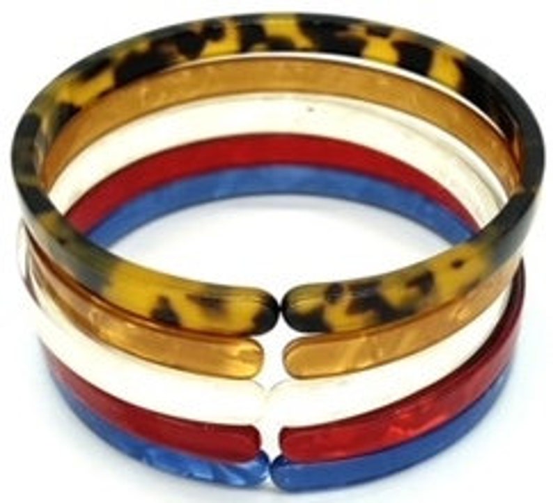 Polynesian Faux Turtle Shell Bracelet (0.6 Cm) - Etsy