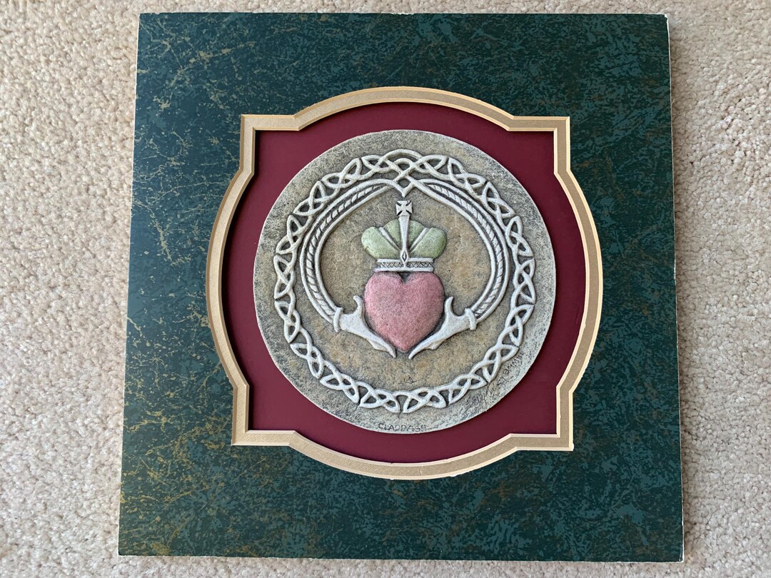 Irish Claddagh-design Paper Casting by Kevin Dyer! Price Reduced! - Etsy