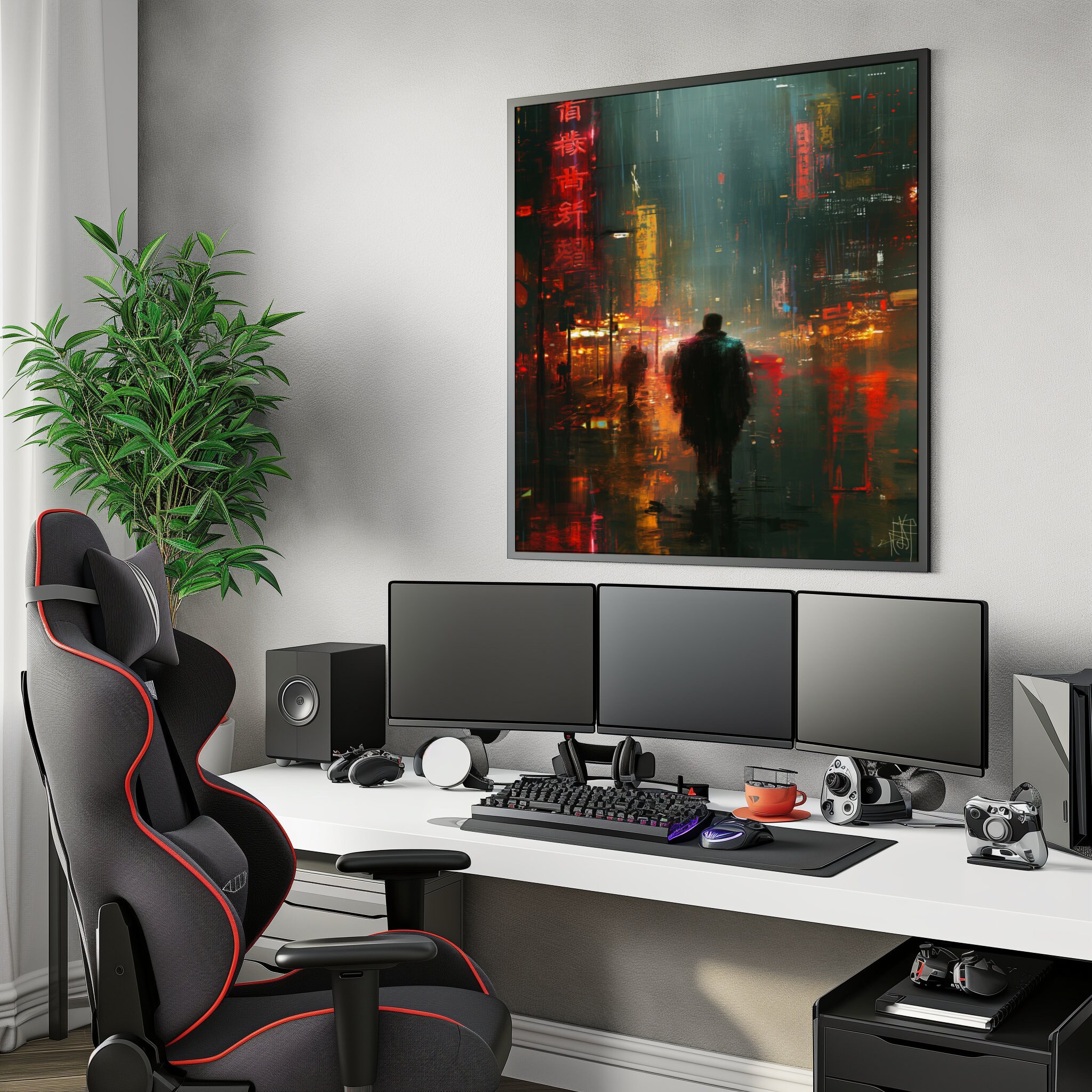 Bladerunner Digital Fan Art. Printable Wall Art and TV Screen Saver ...