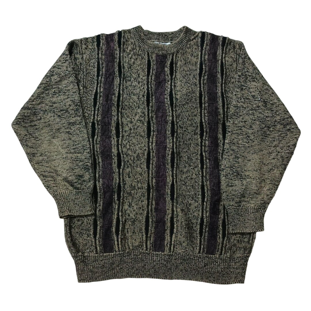 Vintage Coogi Inspired Crewneck Pullover Sweater Retro Fashion Clothing ...