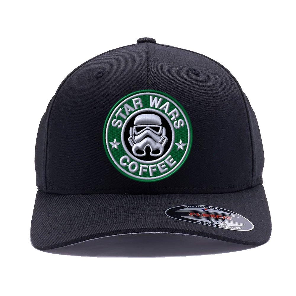 Star Wars Coffee Embroidered 6277 and 6477 Flexfit Hats. - Etsy