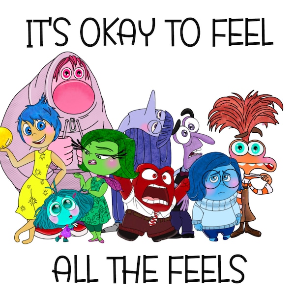 Inside Out 2 Feelings Chart - Etsy Australia