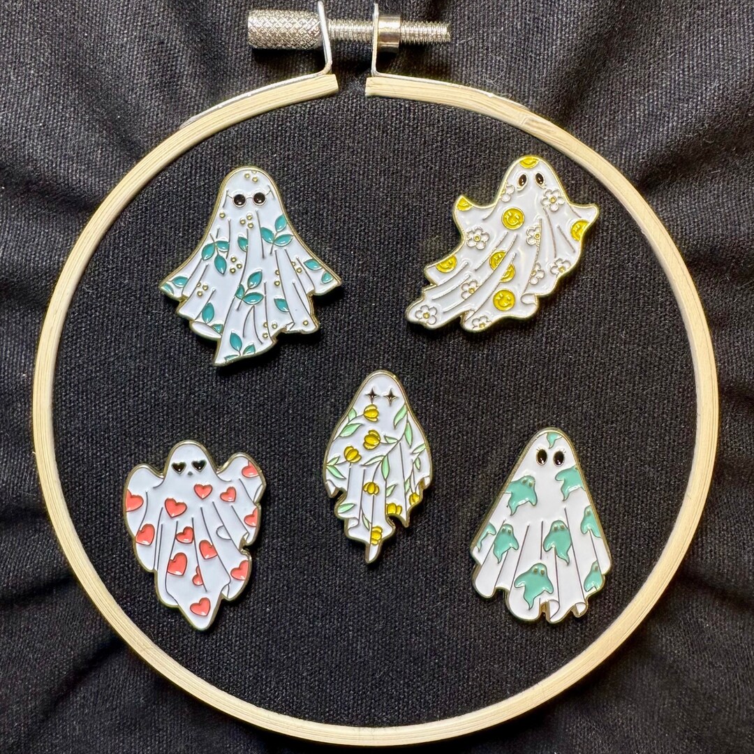 Ghost Needle Minders for Embroidery or Cross Stitch - Etsy