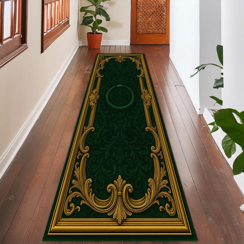 Victorian Design Runner Rug - Etsy