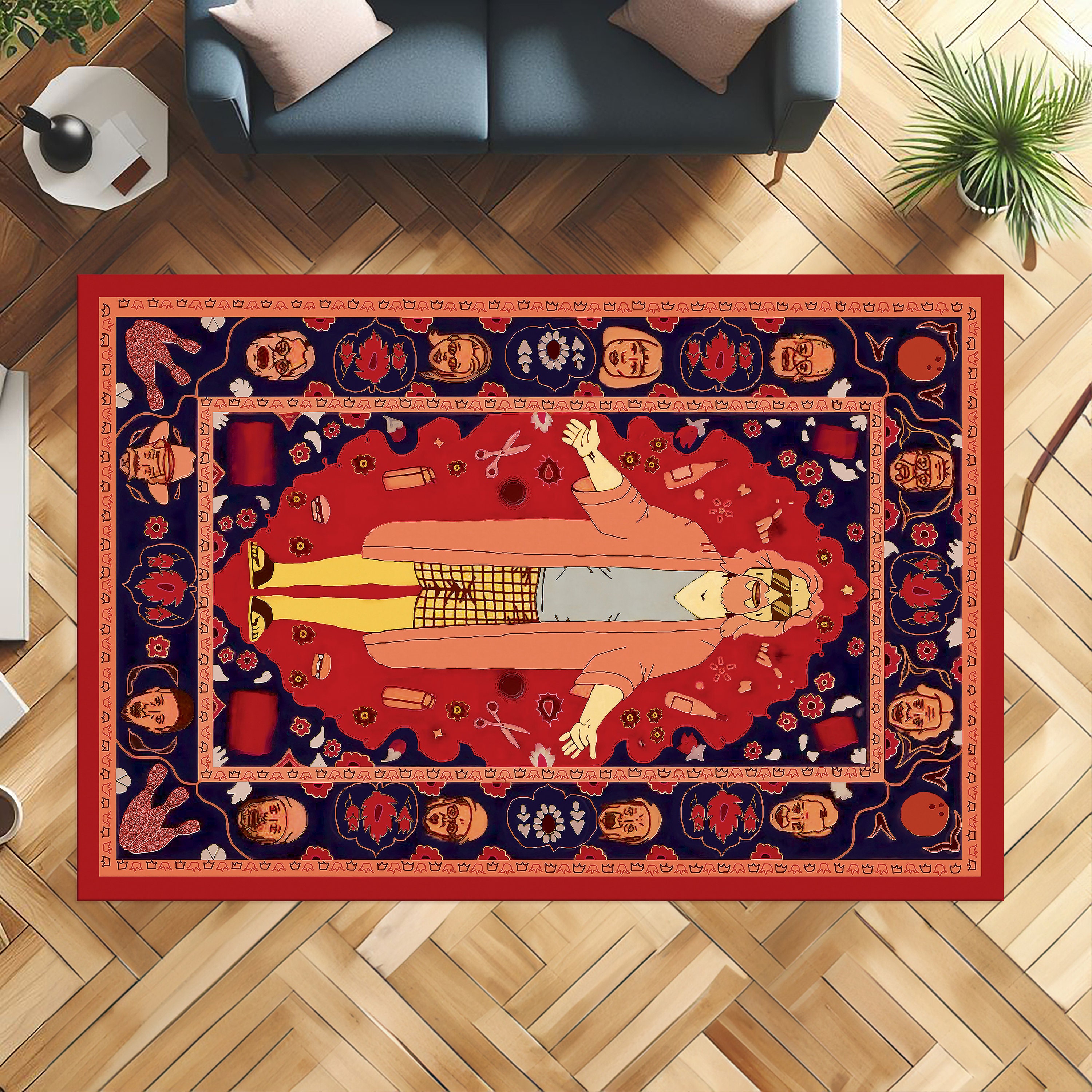 Big Brother Rug,the Big Lebowski, Dude Rug,custom Rug, Area Rug,living ...