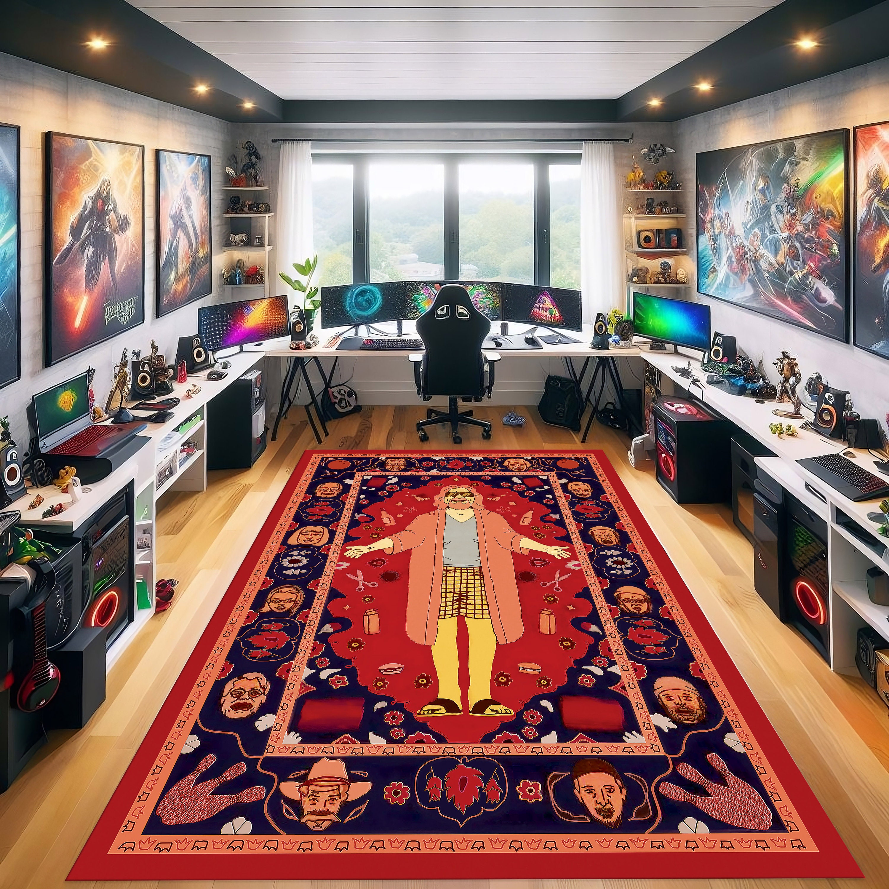 Big Brother Rug,the Big Lebowski, Dude Rug,custom Rug, Area Rug,living ...