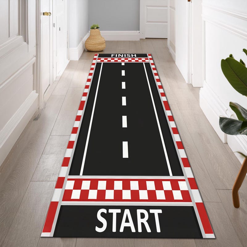 Race Track Rug - Etsy
