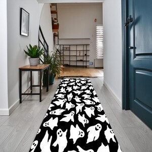Ghost Hallway Rug, Halloween Rug, Runner Rug, Rug for Halloween, Horror ...