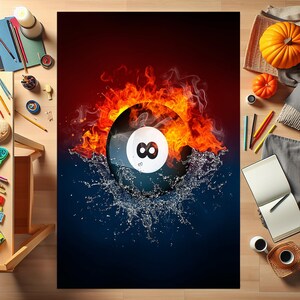 Billiard Table Rug,billiard Carpet,billiard 8 Ball Rug ,living Room Rug ...