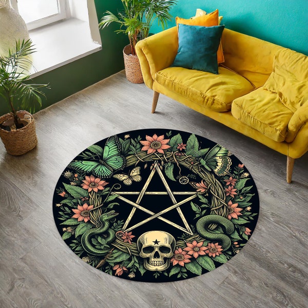 Pentacle Rug - Etsy