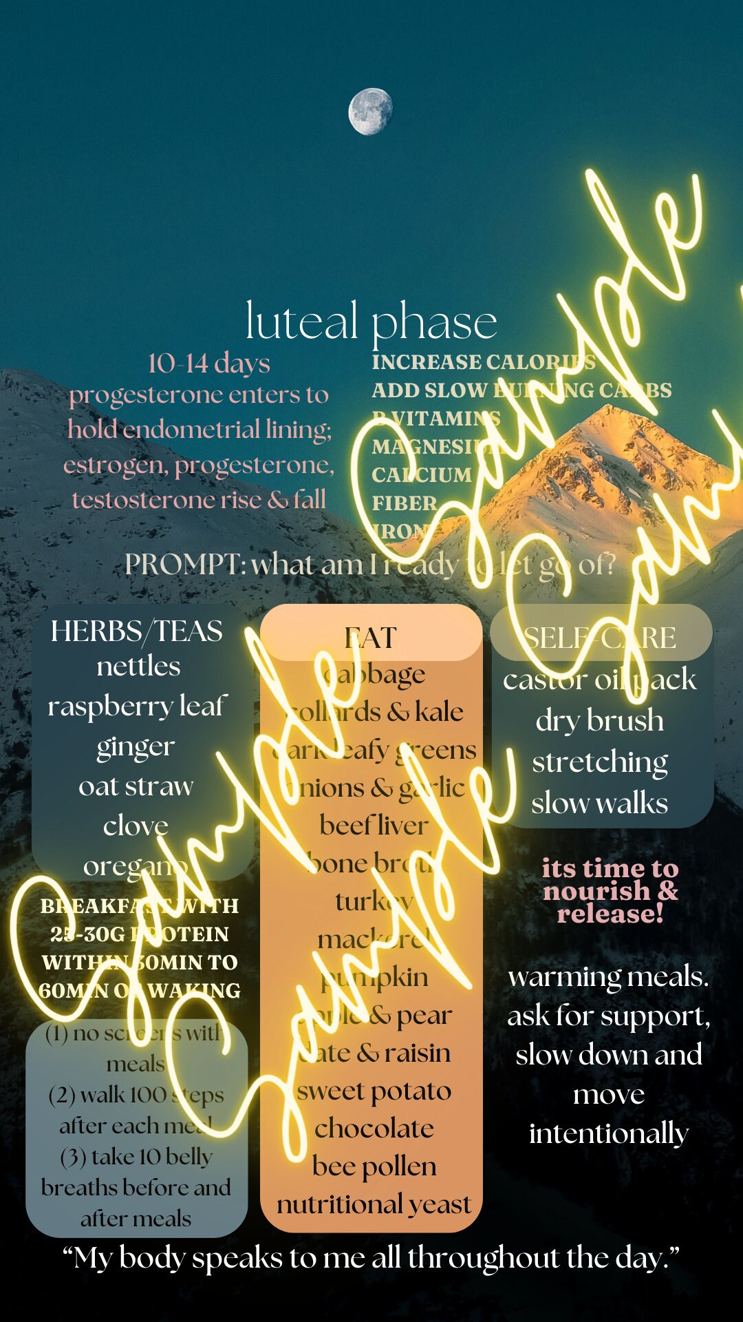 Cycle Syncing Guide Wall Art Wallpapers | Women's Health, Hormone ...