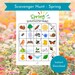Four Seasons Scavenger Hunt Bundle Printable, Kids Scavenger Hunt ...