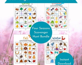 Fall Scavenger Hunt Printable, Kids Scavenger Hunt, Printable Scavenger ...